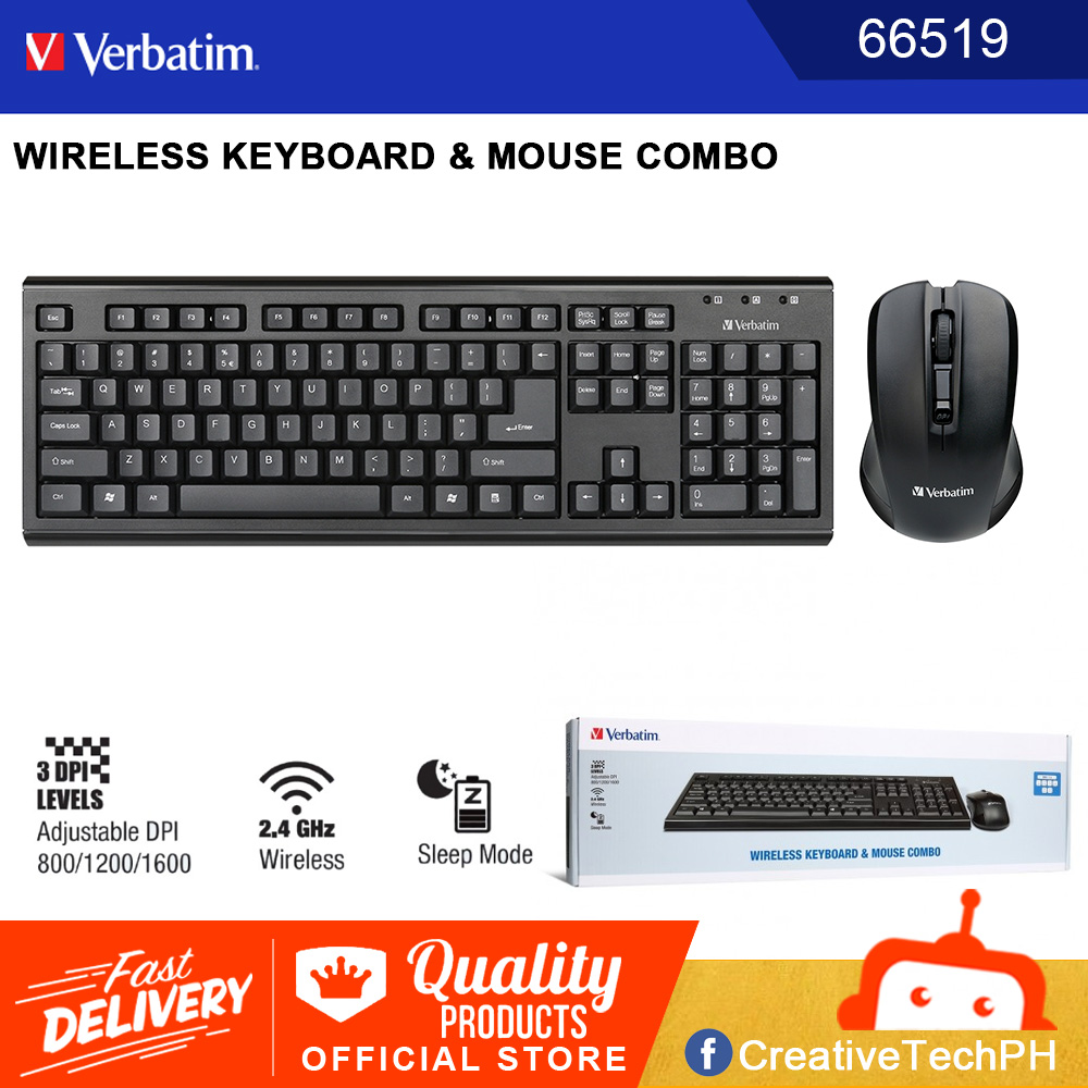 Verbatim Original Wireless Keyboard & Mouse Combo 66519 | Lazada PH