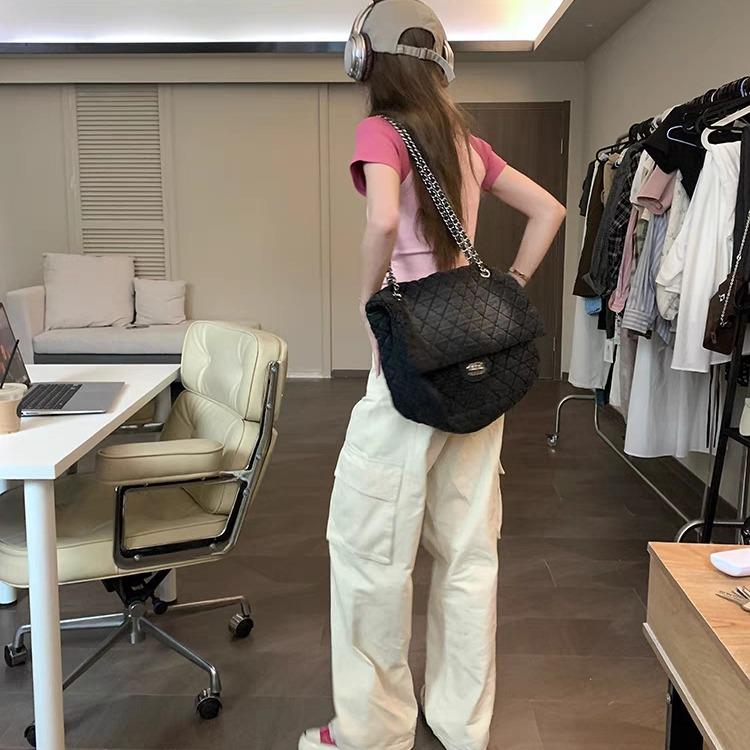 Kinwoo 22-33waist 4 Pocket High Waist Cargo Pants | Lazada PH