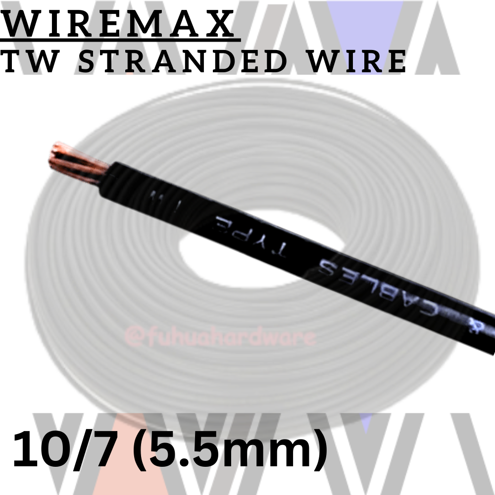 WIREMAX TW Stranded Wire PER 30 METER #14 (2.0mm) #12 (3.5mm) #10(5.5mm) #8(8.0mm) | Lazada PH