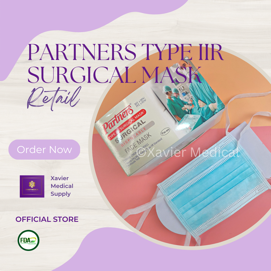 PARTNERS Type IIR Surgical Face Mask Retail (Sold per Box) | Lazada PH