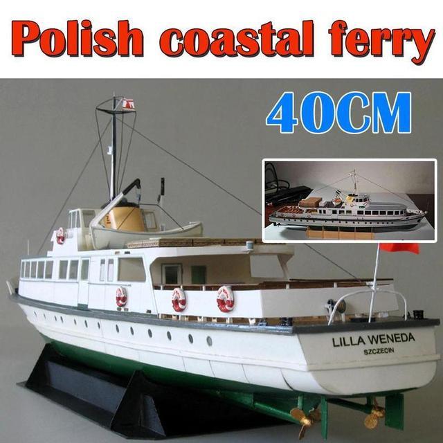 Self-Assembly Polish Ferry Boat Model DIY Puzzle Game Assemble ...