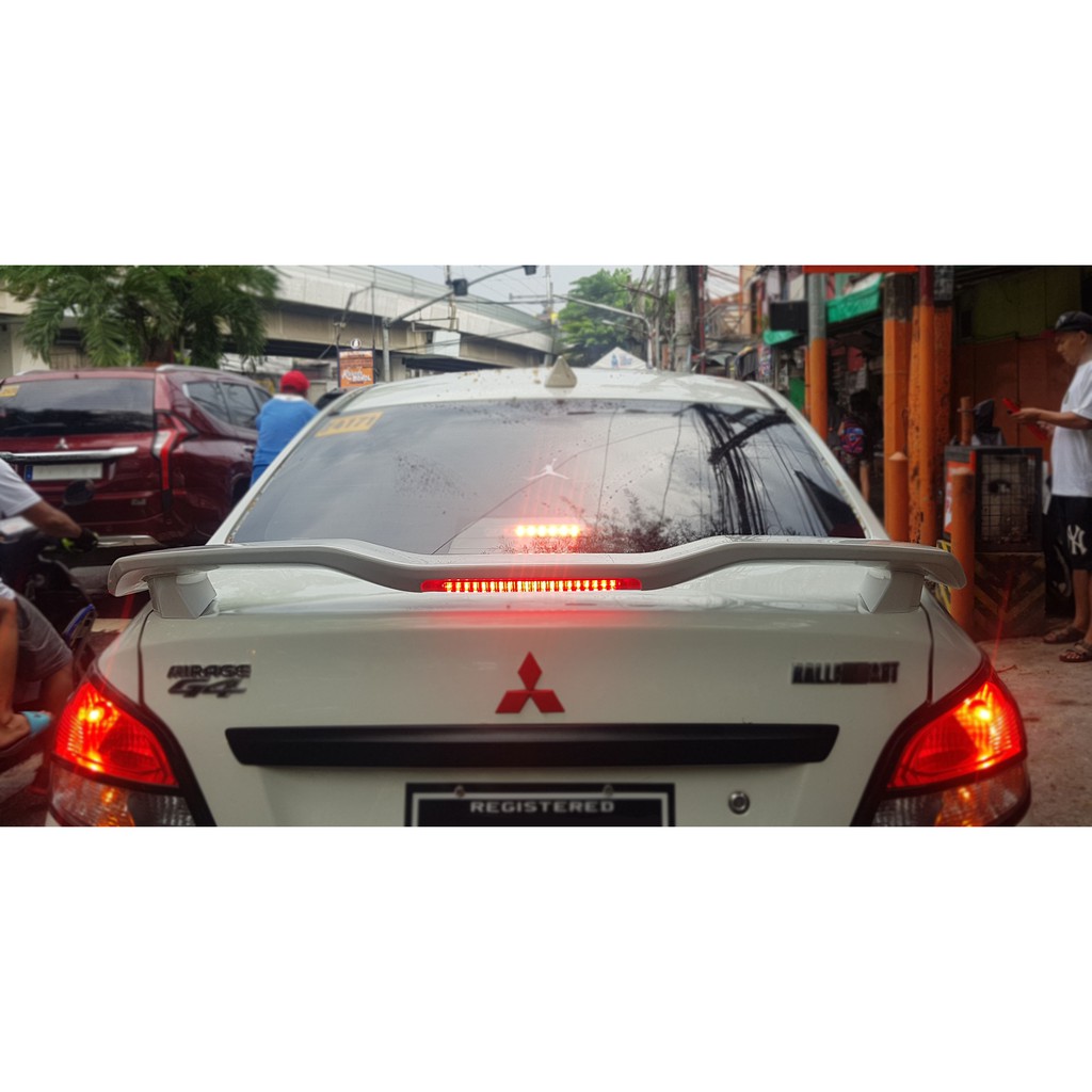 Rear Spoiler With Brakelight For Mitsubishi Mirage G4 | Lazada PH