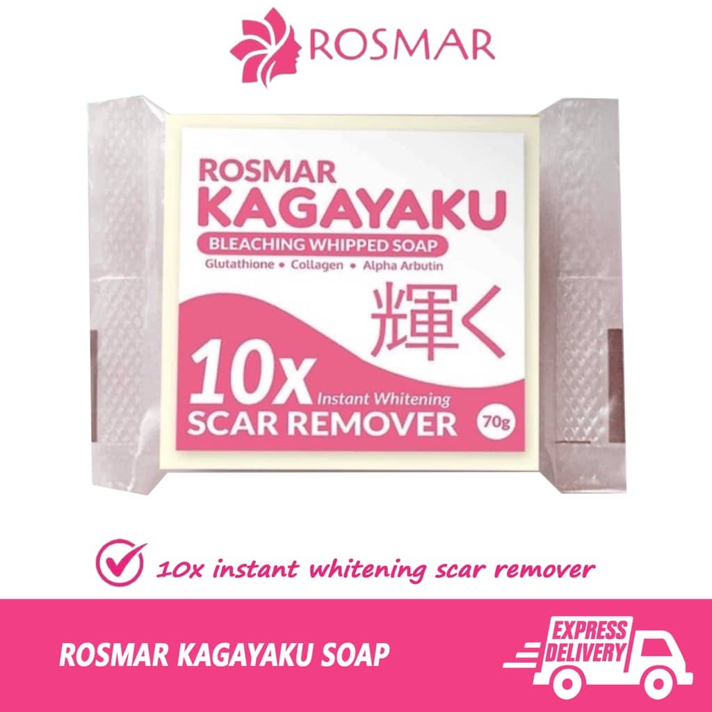 PMPH ORIGINAL ROSMAR KAGAYAKU BLEACHING WHIPPED SOAP COLLAGEN ANTI ...