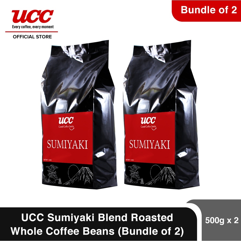 UCC Sumiyaki Roasted Whole Coffee Beans 500g (Bundle of 2) | Lazada PH