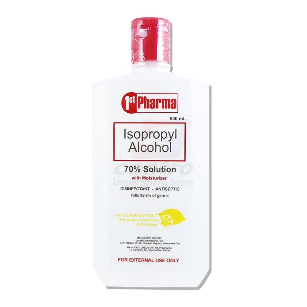 1st Pharma Alcohol with Moisturizer 70% 500ml | Lazada PH