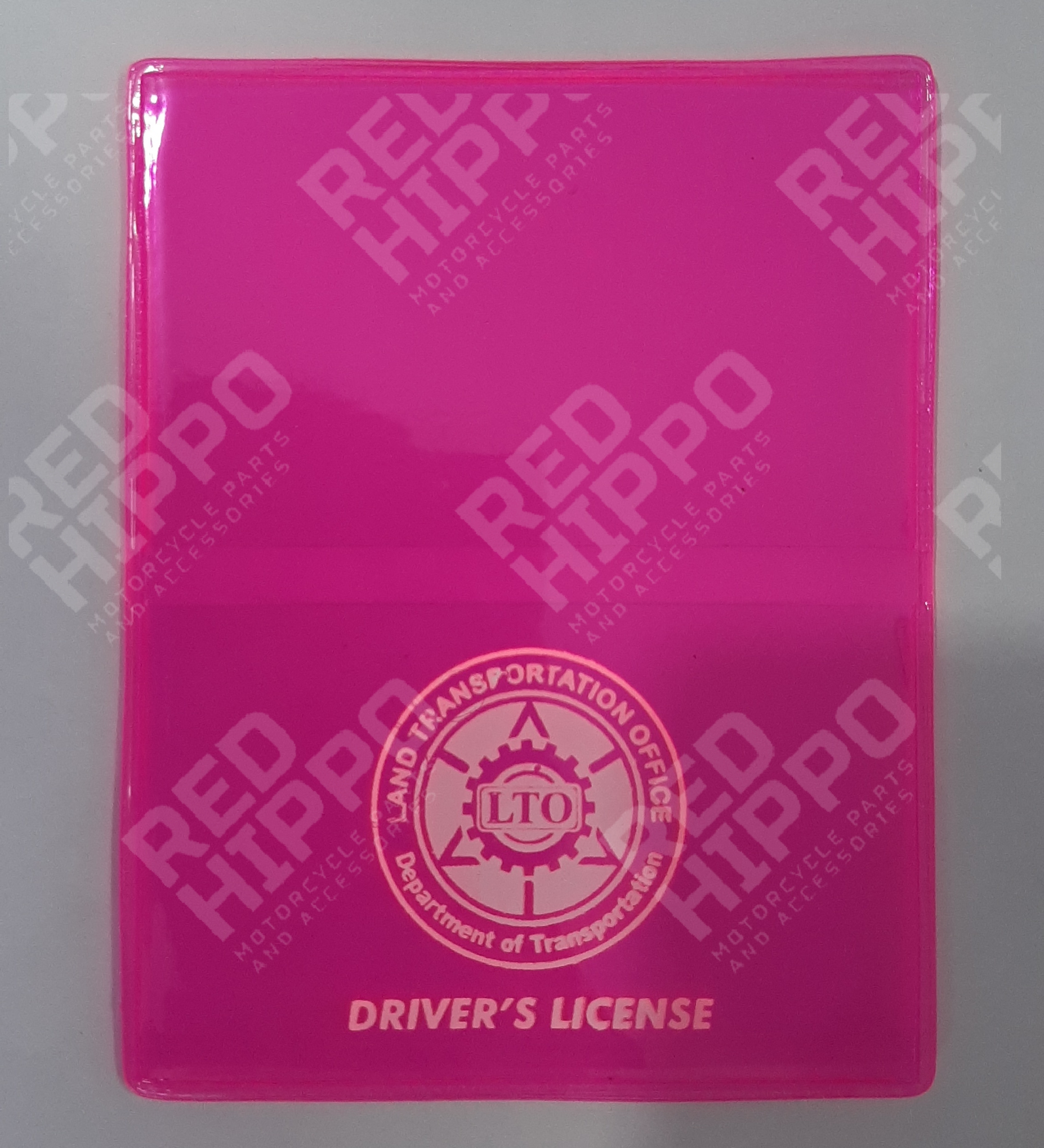 ORIGINAL DRIVERS LICENSE ID PLASTIC JACKET TRANSPARENT WITH LTO LOGO ...