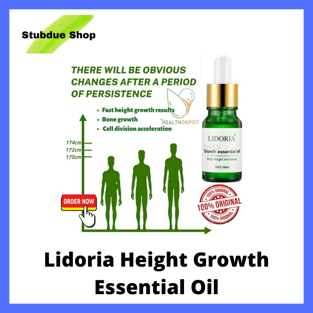 Authentic Effective Lidoria Height Growth Essential Oil Height Enhancer ...