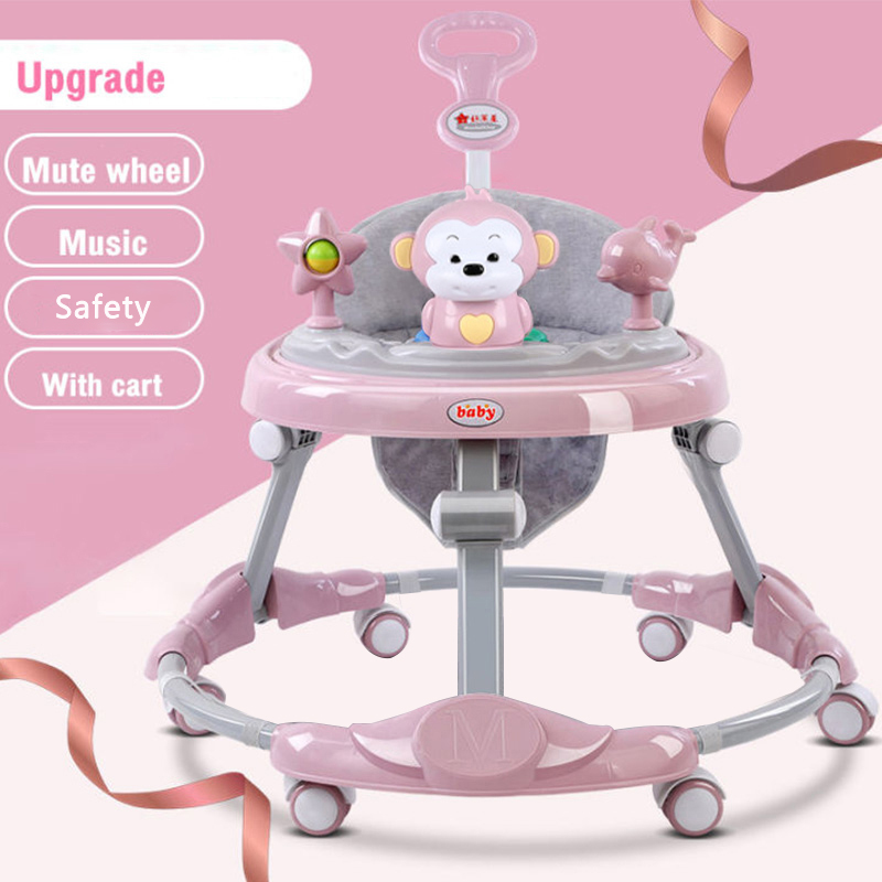 【Spot Goods】Baby Walker for Baby Girl Boy With Music Adjustable Safety ...