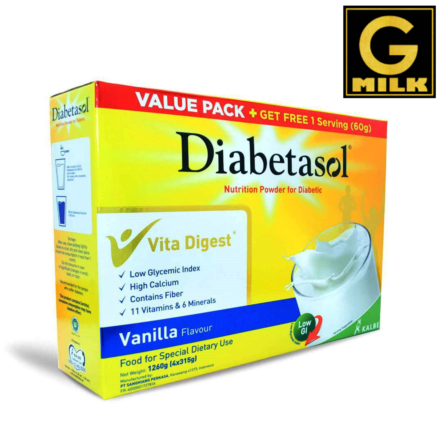 DIABETASOL MILK FOR DIABETIC VANILLA FLAVOR | Lazada PH