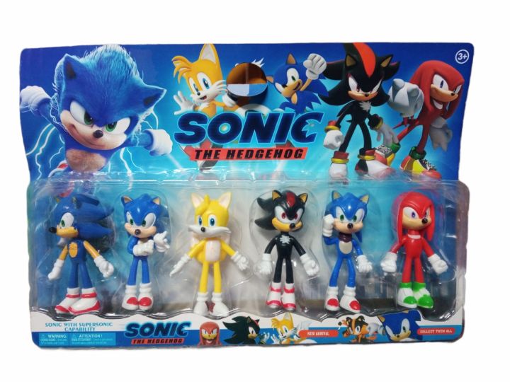Sonic 4 in 1 and 6 in 1 Action Figure for Kids | Lazada PH