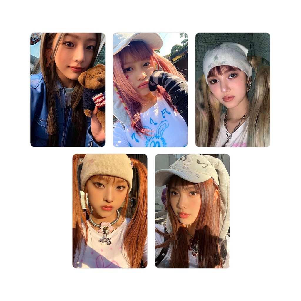 5pcs/set NEW JEANS Album ROOM 722 Photocards MINJI HYEIN HAERIN HANNI ...