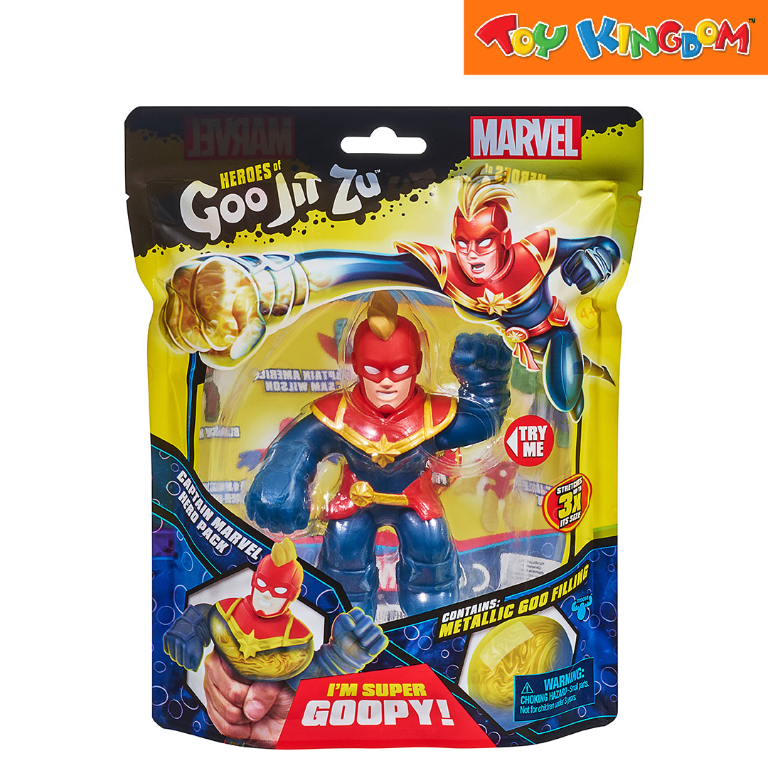 Heroes of Goo Jit Zu Marvel Series 5 Hero Pack Captain Marvel ...