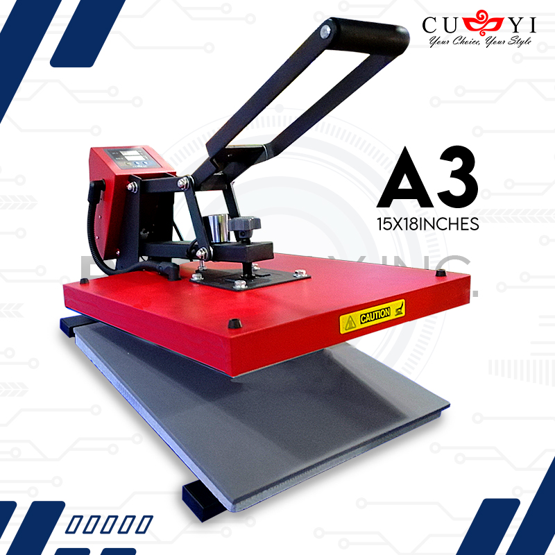 Risefully Auto-open A3 Size CUYI Digital Heat Press Machine Heavy Duty ...