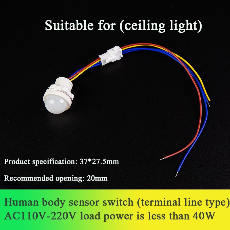 Smart Switch Closet PIR Sensor Detector 220V LED PIR Infrared Motion ...