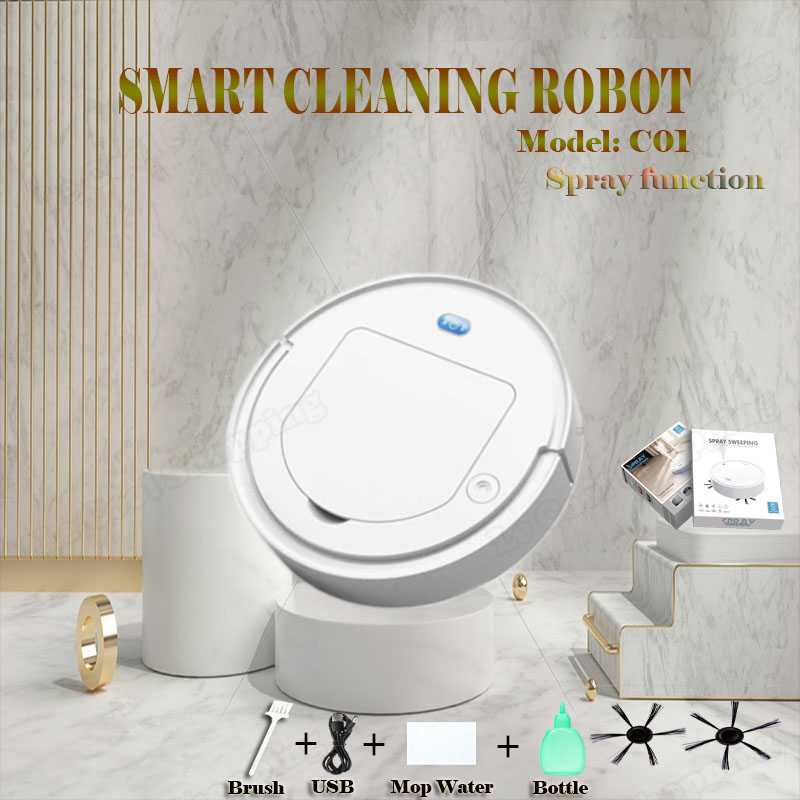 Smart Automatic Cleaning Robot Three-In-One Sweeping Robot for Home And ...