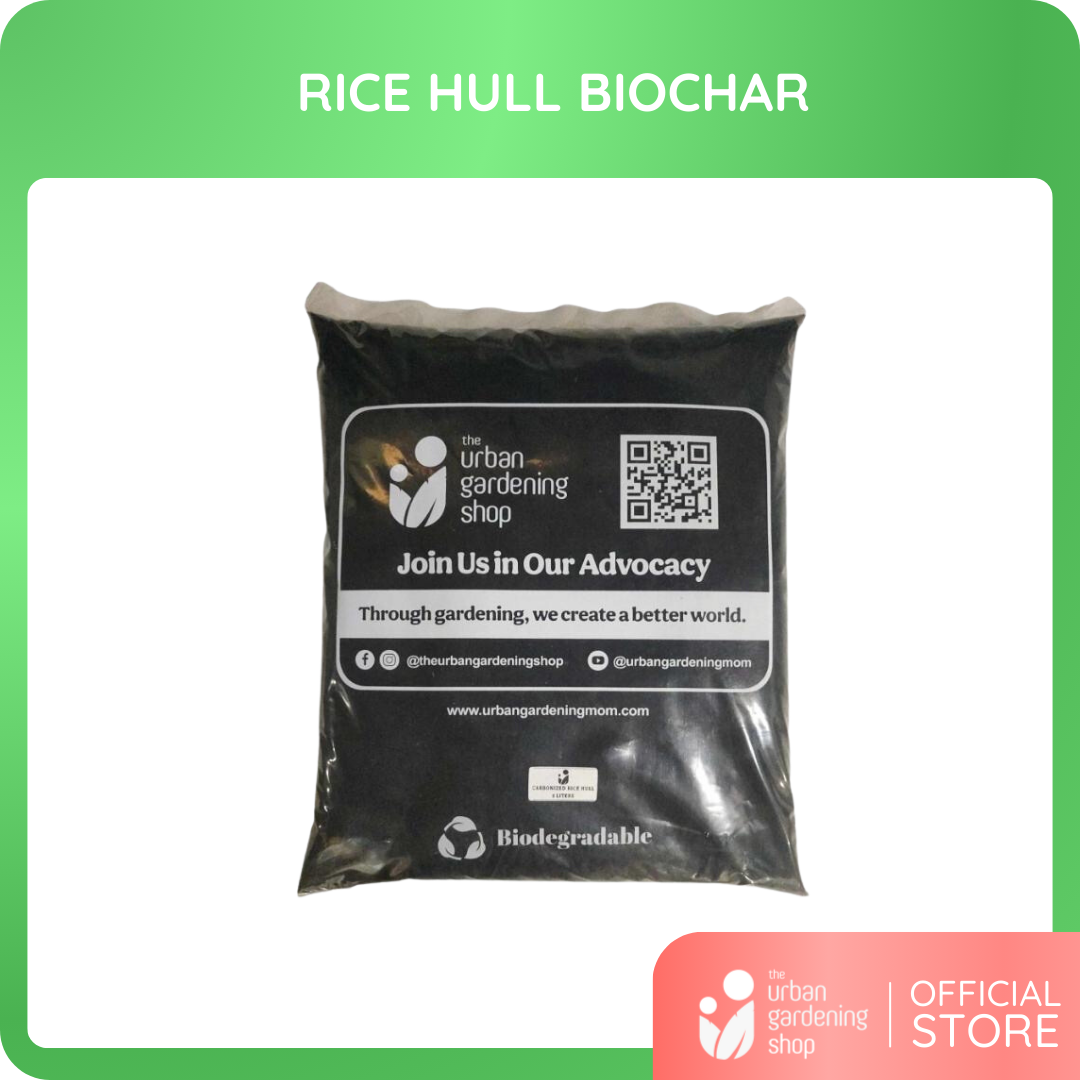 8-liter RIce Husk Biochar (Carbonized Rice Hull) | Lazada PH