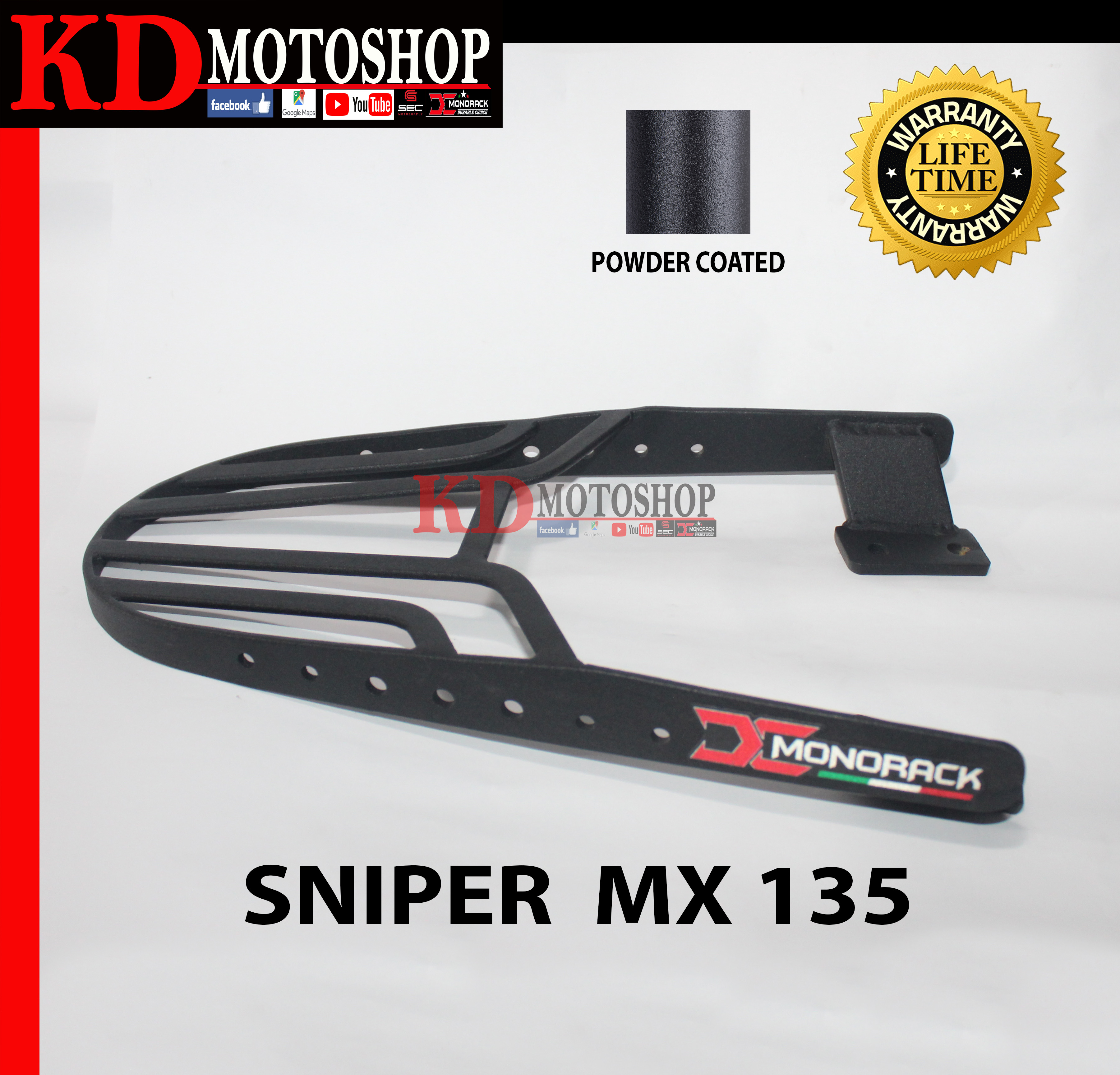 Yamaha Sniper MX 135 DC Monorack Bracket | Lazada PH