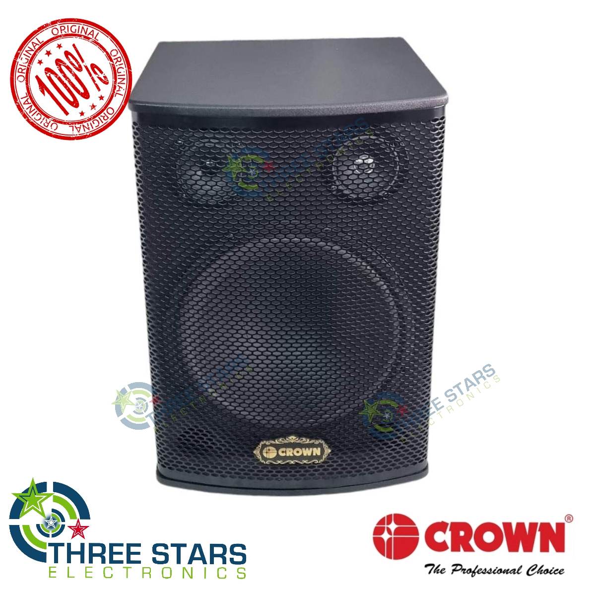 1pc Original Crown BF-312 650W 4 - 8 Ohms 12 Inches 3 Way Karaoke ...