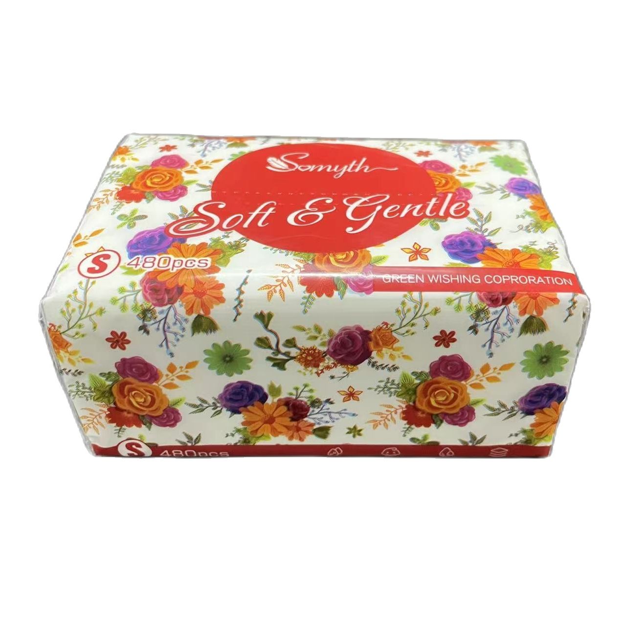Somyth Facial tissue Wood pulp Soft & Gentle 480pcs [Merchandise777 ...