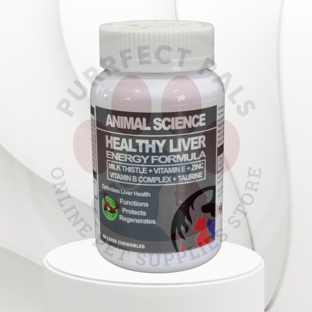 Animal Science HEALTHY LIVER Energy Formula, 60 liver chewable tablets ...