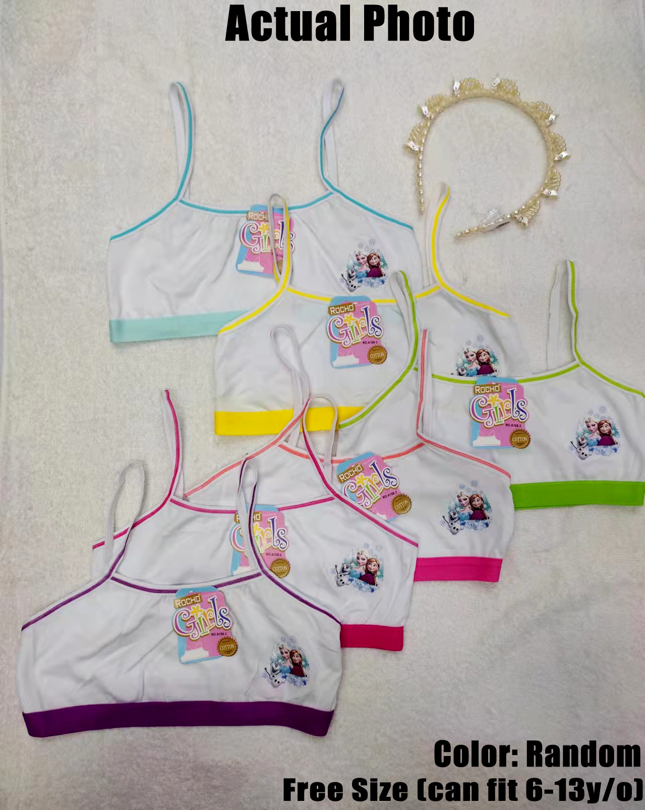 Kids Beginner Baby Bra with Elsa, Anna & Olaf Printed Design | Lazada PH