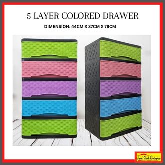 5 LAYER COLORED DRAWER / 5L DRAWER / CYK DRAWER / DRAWER | Lazada PH