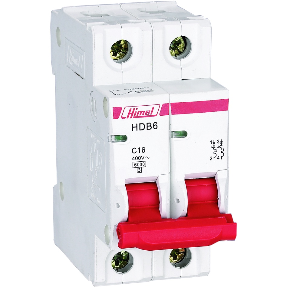 Himel HDB6 Miniature Circuit Breaker, 2P | Lazada PH