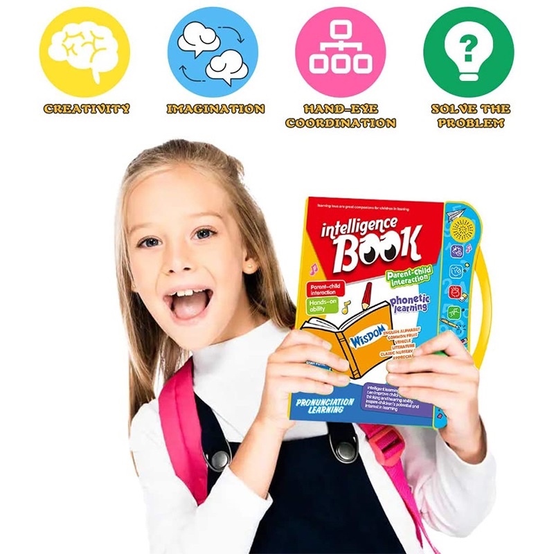 B-BOOK Pronunciation Speaking Learning Book Kid Voice Learning Electric ...