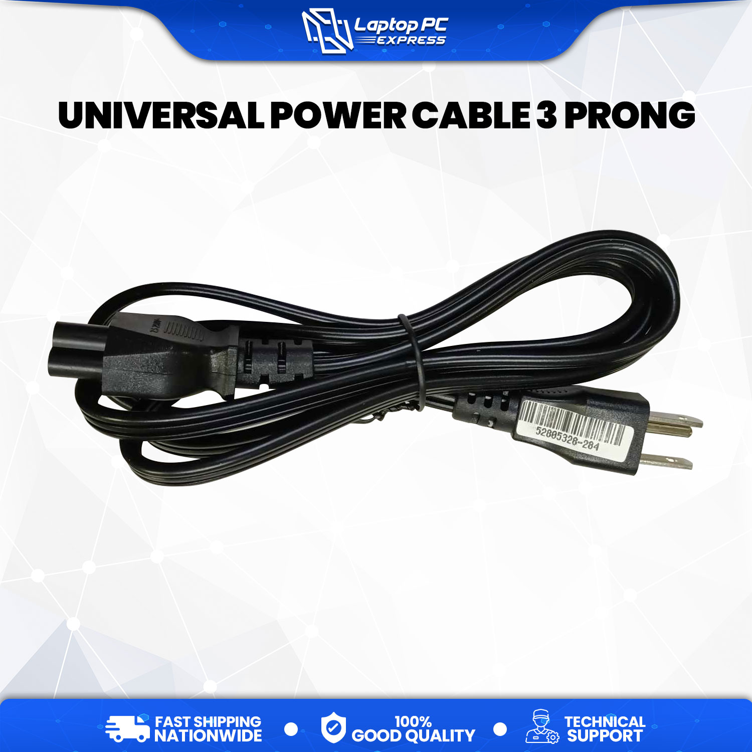 Power Cord Cable Compatible with Laptop Notebook Charger AC Adapter ...