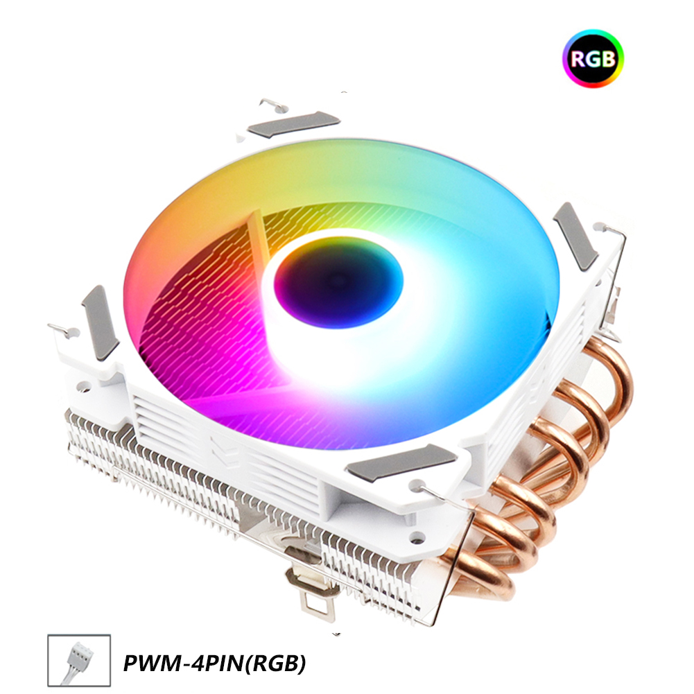 Fan CPU Fan RGB ARGB PWM 4PIN In LGA 1150 1155 1156 1200 1366 2011 X79 ...