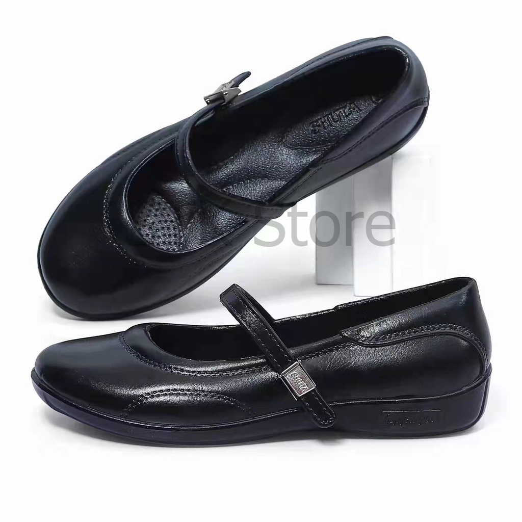 STK551 Fashion Women Sandals Premium Black Shoes School and Work Shoes ...