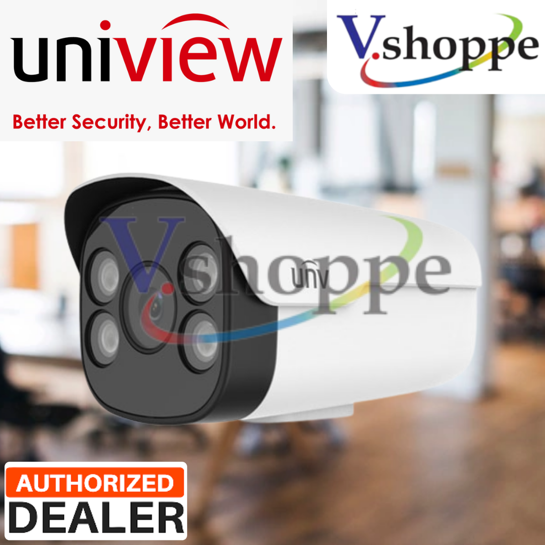 UNV Uniview IPC2C22LE-SF40-WL 2MP Easy Color White Light Night Vision ...