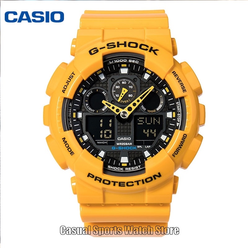 CASIO G Shock Watch For Men Original Japan GA100 CASIO Watch For Women ...