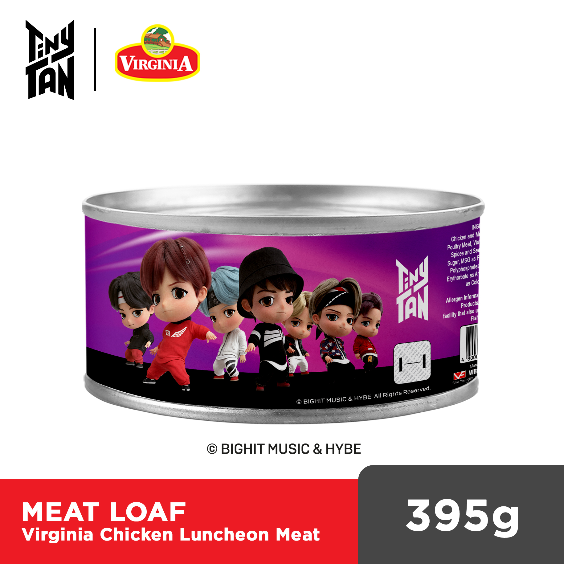 TinyTAN Virginia Chicken Luncheon Meat 395g | Lazada PH