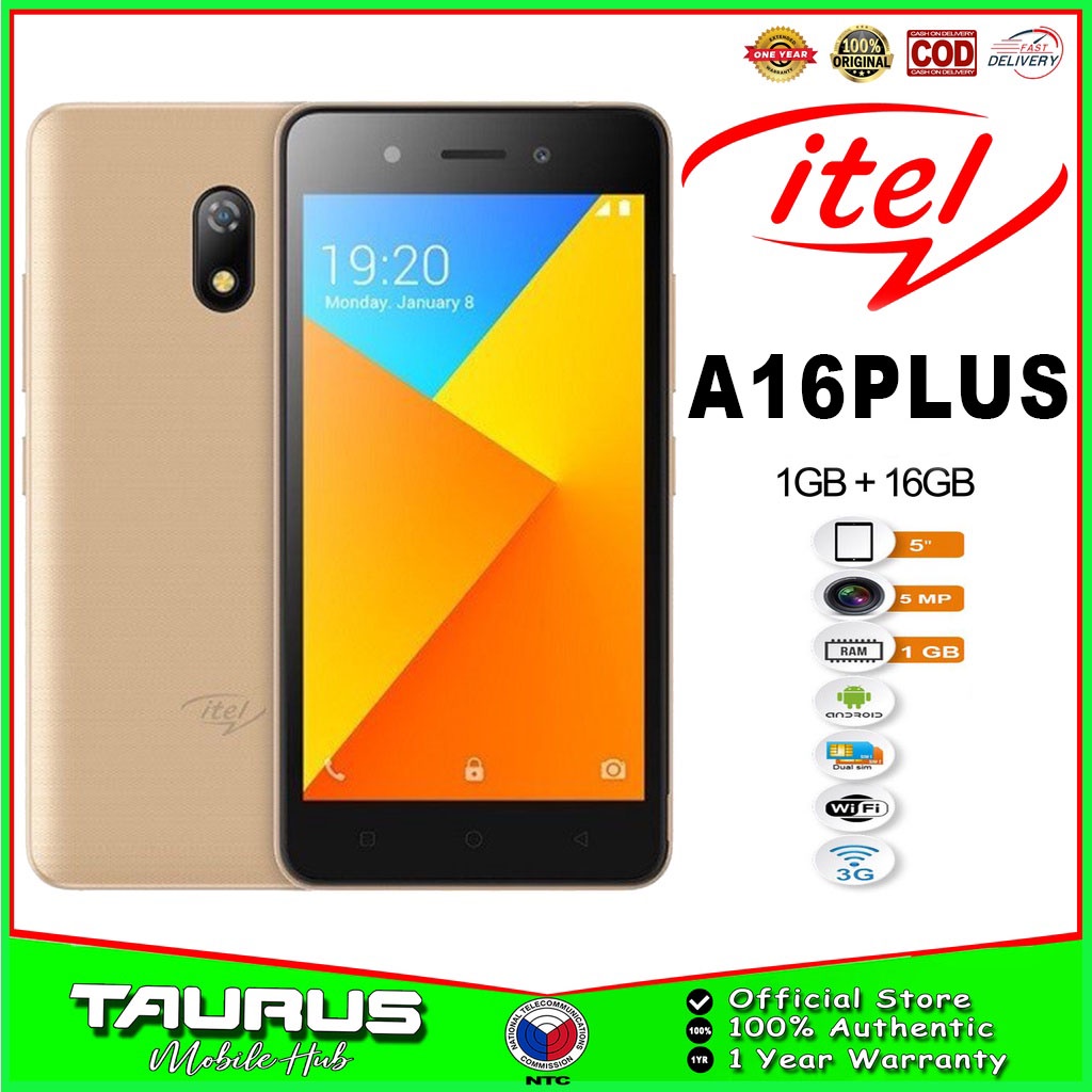 itel A16 Plus 1GB + 16GB | Lazada PH
