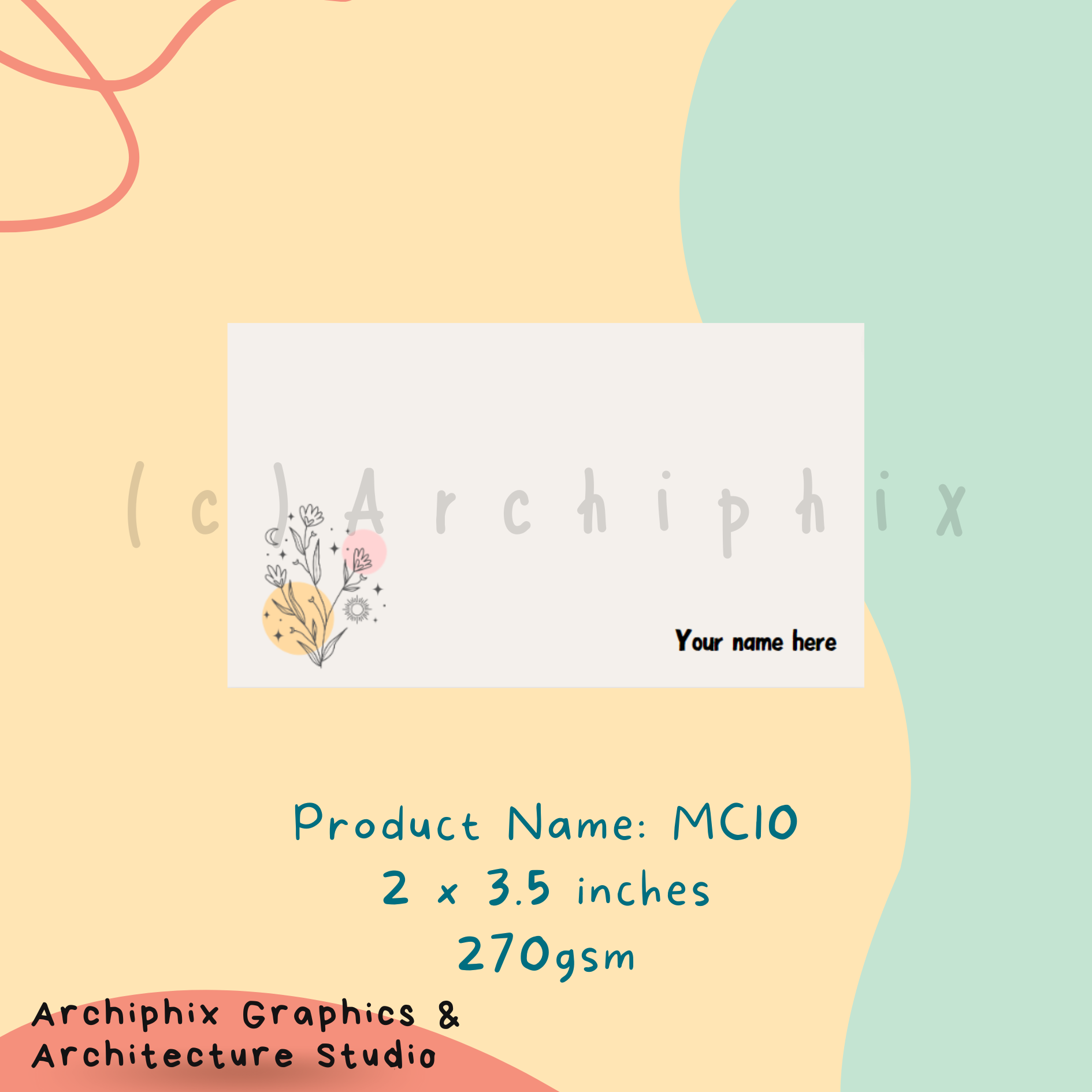 Personalized Minimalist Mono Cards For All Occasions by Archiphix (10 ...