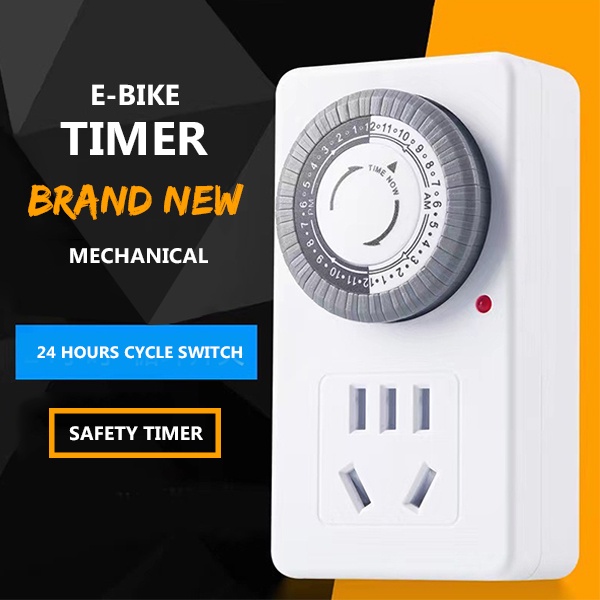 Timer Socket 12hrs 24 hours Mechanical Countdown Anti Overcharging Of ...