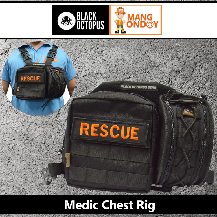 Black Octopus Medic Chest Rig (Rescue Chest Rig) | Lazada PH