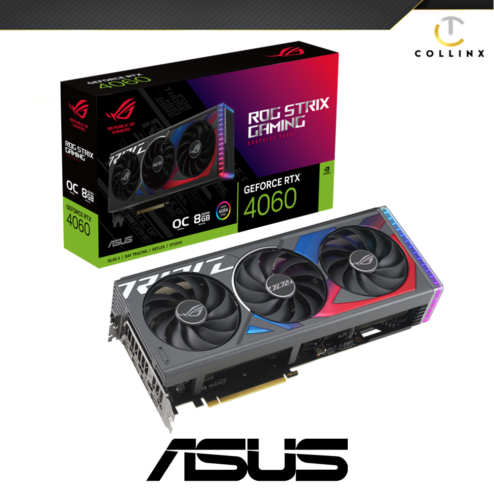 ASUS ROG-STRIX-RTX4060-O8G-GAMING Graphics Card | DLSS 3 and Chart ...
