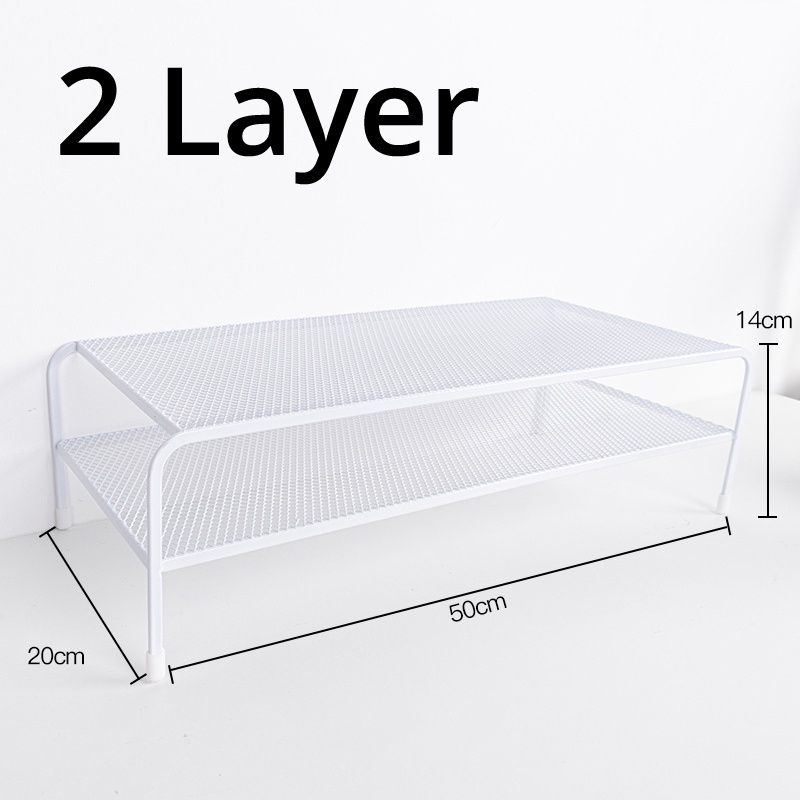 Wrought Iron Desktop Rack Free Installation Storage Desktop Desk Rack ...