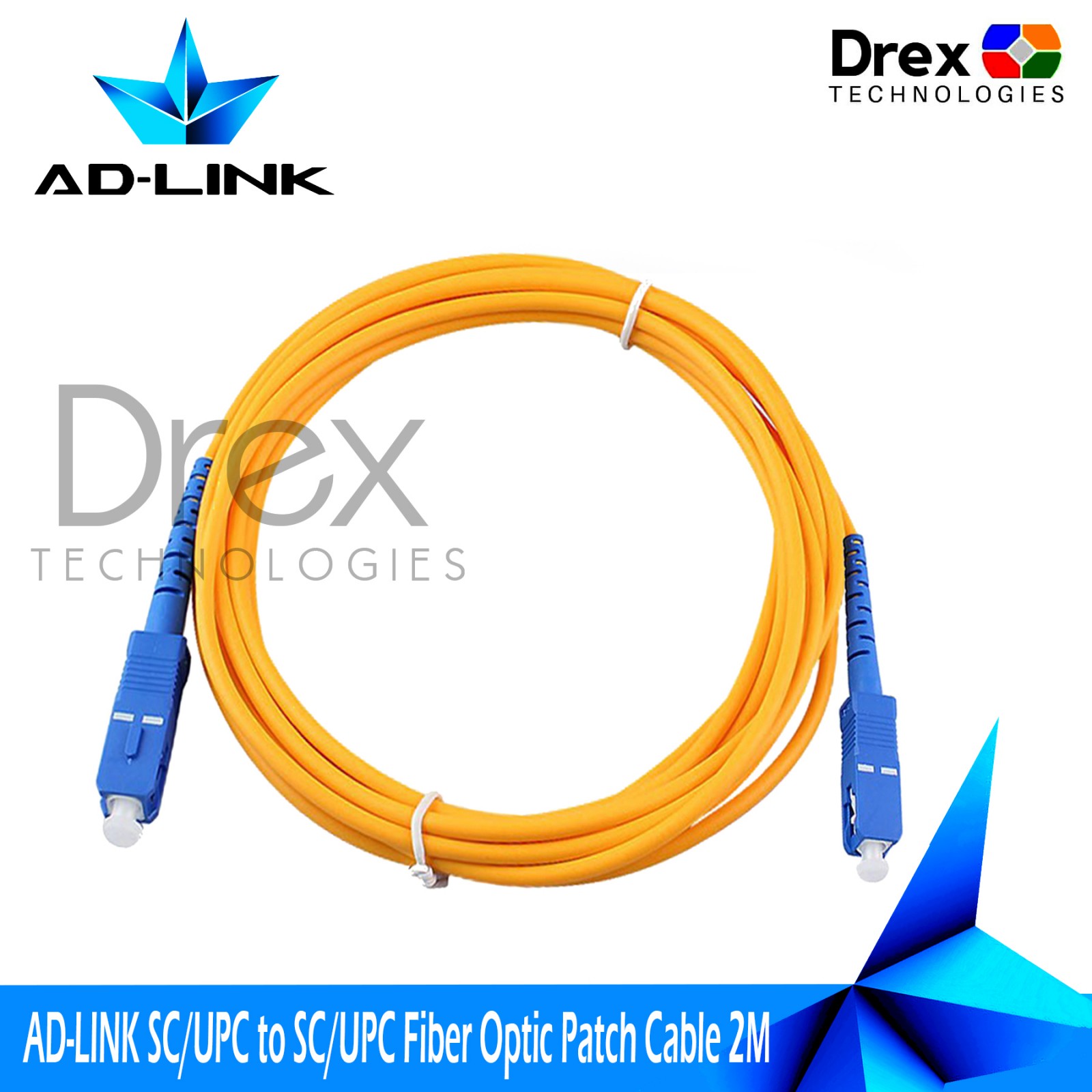 AD-LINK 2M SC/UPC-SC/UPC Fiber Optic Patch Cord 2 Meters | Lazada PH