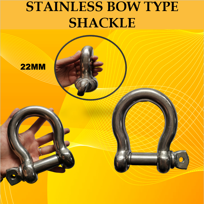Golden Tool Stainless Bow Type Shackle 22MM | Lazada PH