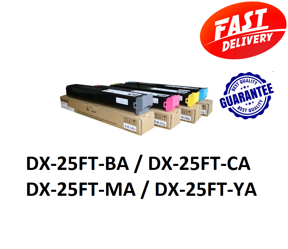 DX-25FT-BA DX-25FT-CA DX-25FT-MA DX-25FT-YA toner cartridge for Sharp DX25FT DX-25FT DX-2500 ...