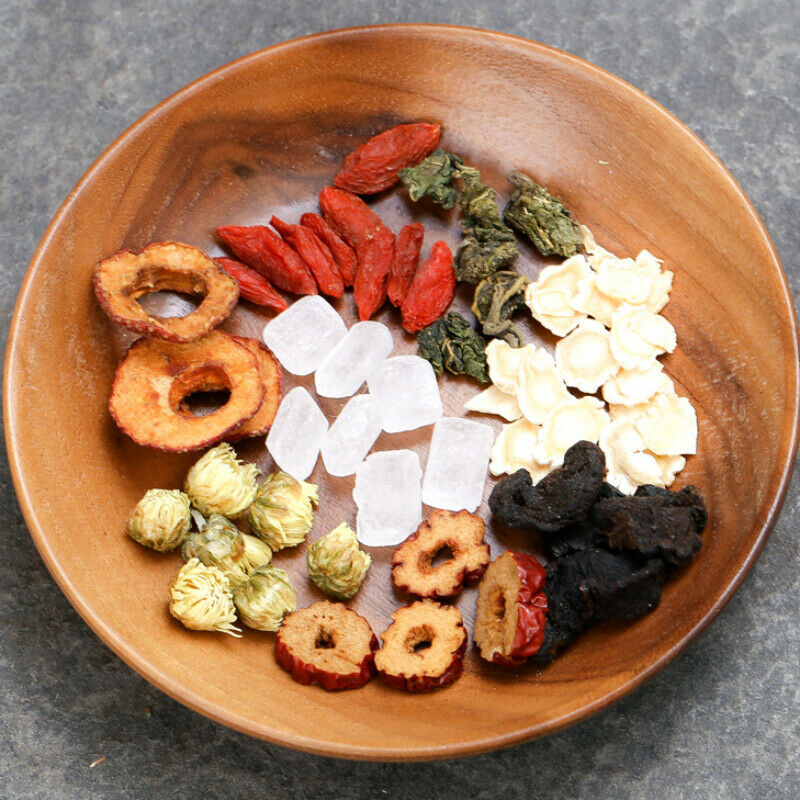 120g Ginseng Eight Treasure Tea Shanzha Taiju Hongzao Huangjing Gouqi ...