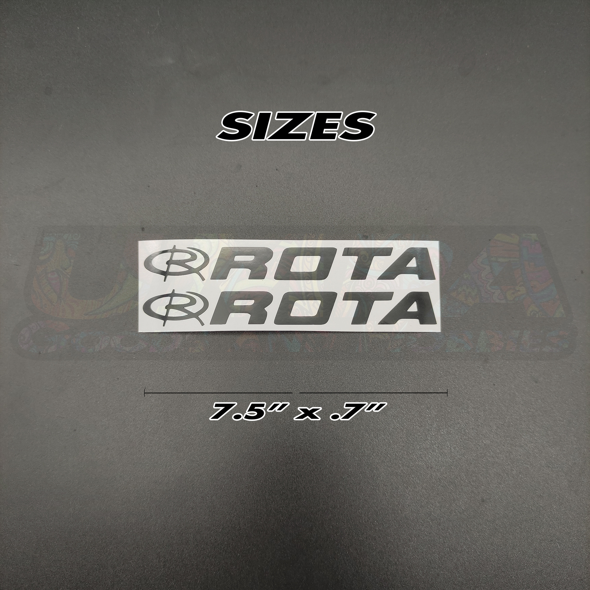 Rota Rim Mags Sticker Decal Waterproof - Outdoor Vinyl Computer cut ...