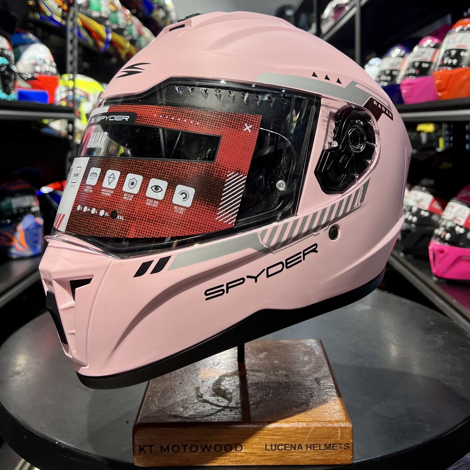 SPYDER RADAR Full Face Single Visor Helmet | Lazada PH