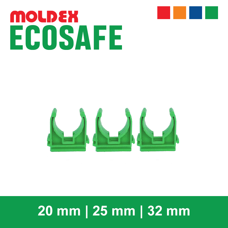 MOLDEX ECOSAFE Ppr Plastic Clip Clamp Hardware (set of 3) | Lazada PH