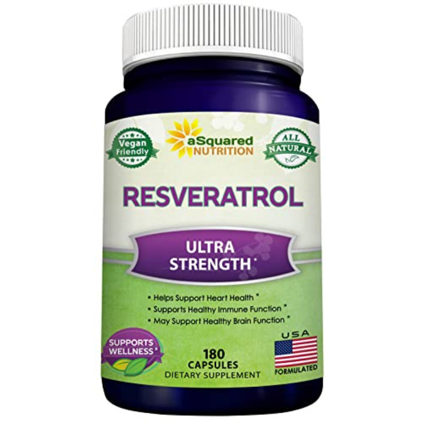 aSquared Nutrition Resveratrol Ultra/Maximum Strength Dietary ...