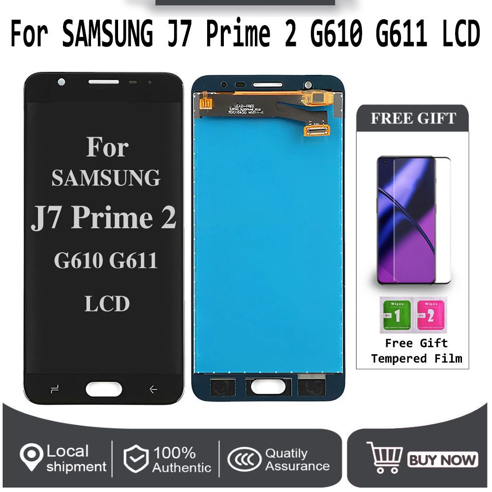 For Samsung J7 Prime 2 G610 G611 LCD Display Mobile phone accessories lcd replacement lcd touch ...