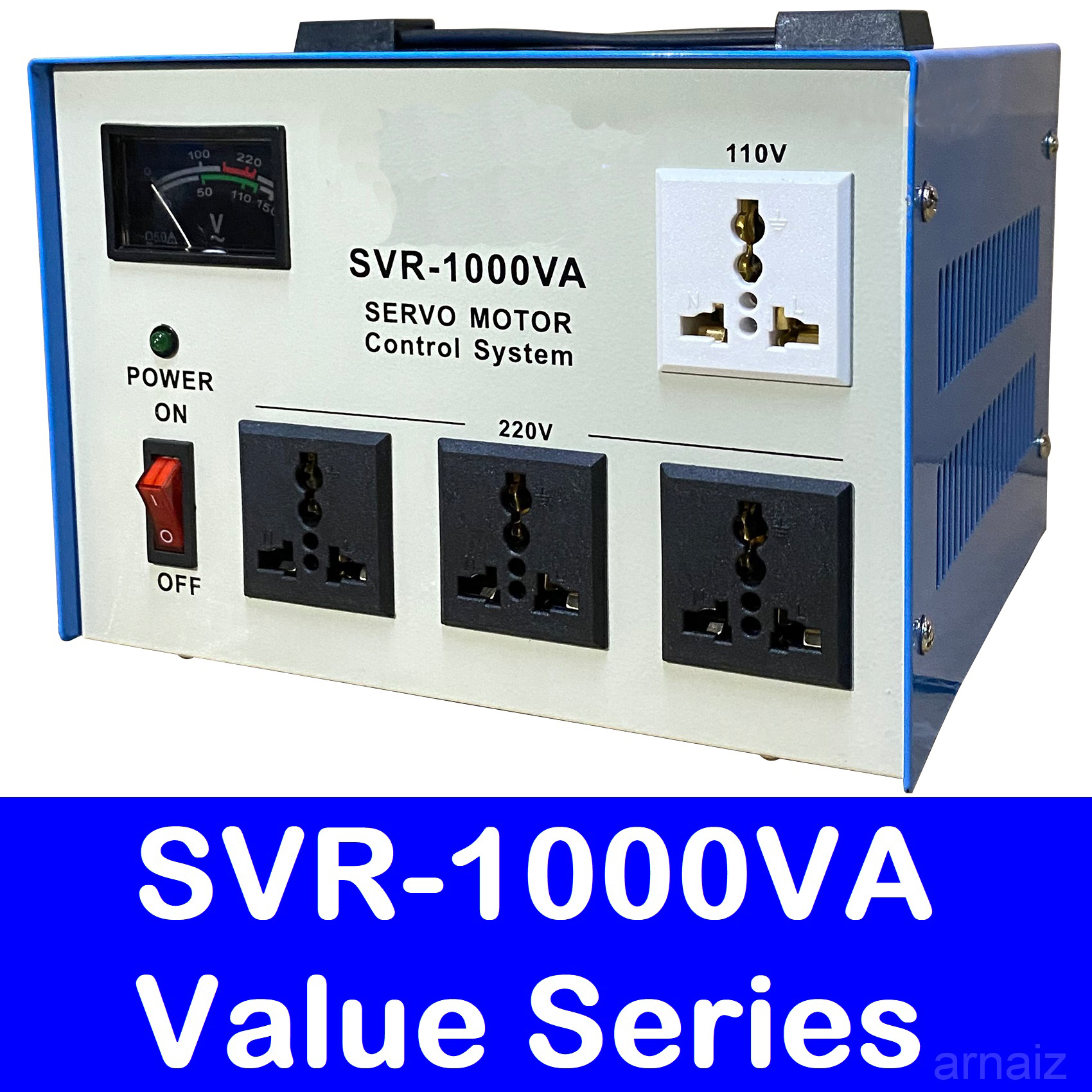 1000W 1500W AVR Automatic Voltage Regulator 1000VA Servo Motor Type ...